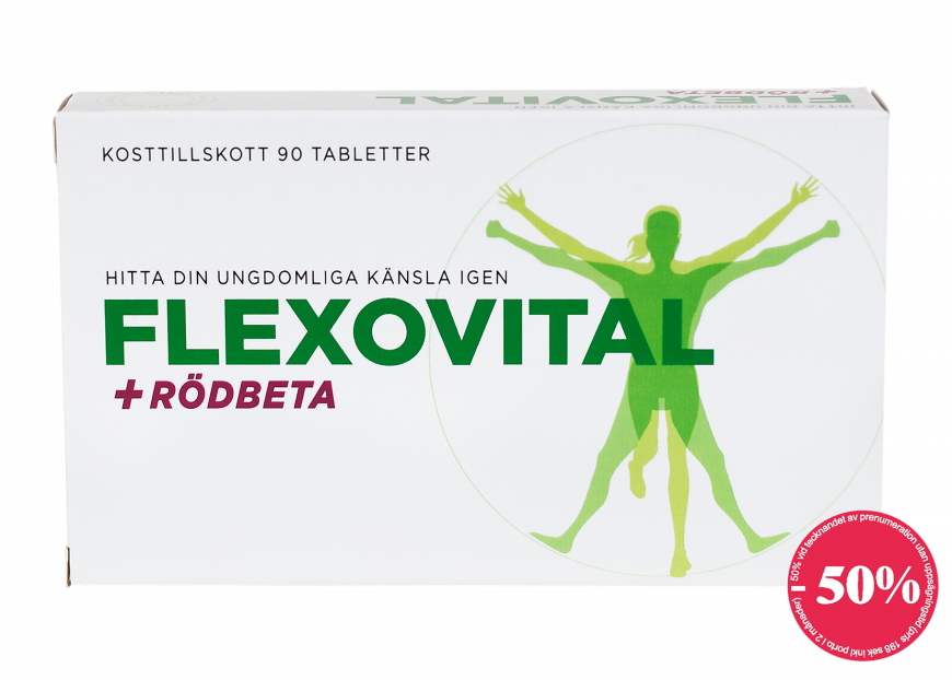 - Kosttillskott För muskler och leder - Blodcirkulation
